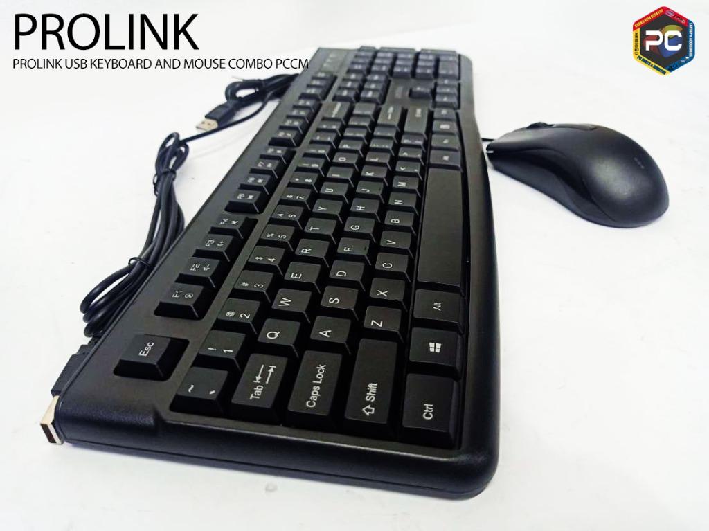 PROLINK KEYBOARD & MOUSE PCCM-2003, Computers & Tech, Parts ...