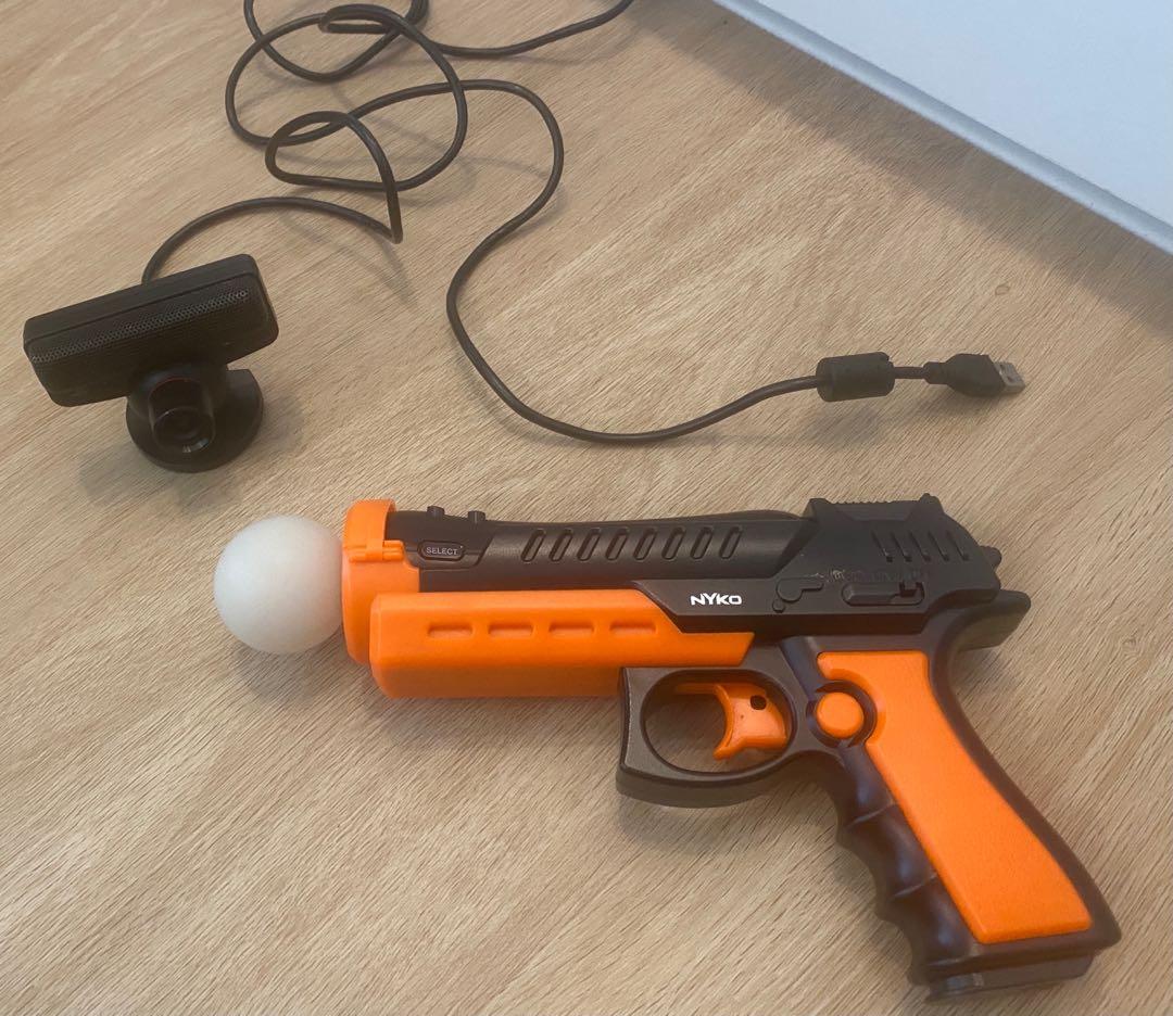 PS move PLAYSTATION move camera gun and controller, Video Gaming, Video ...