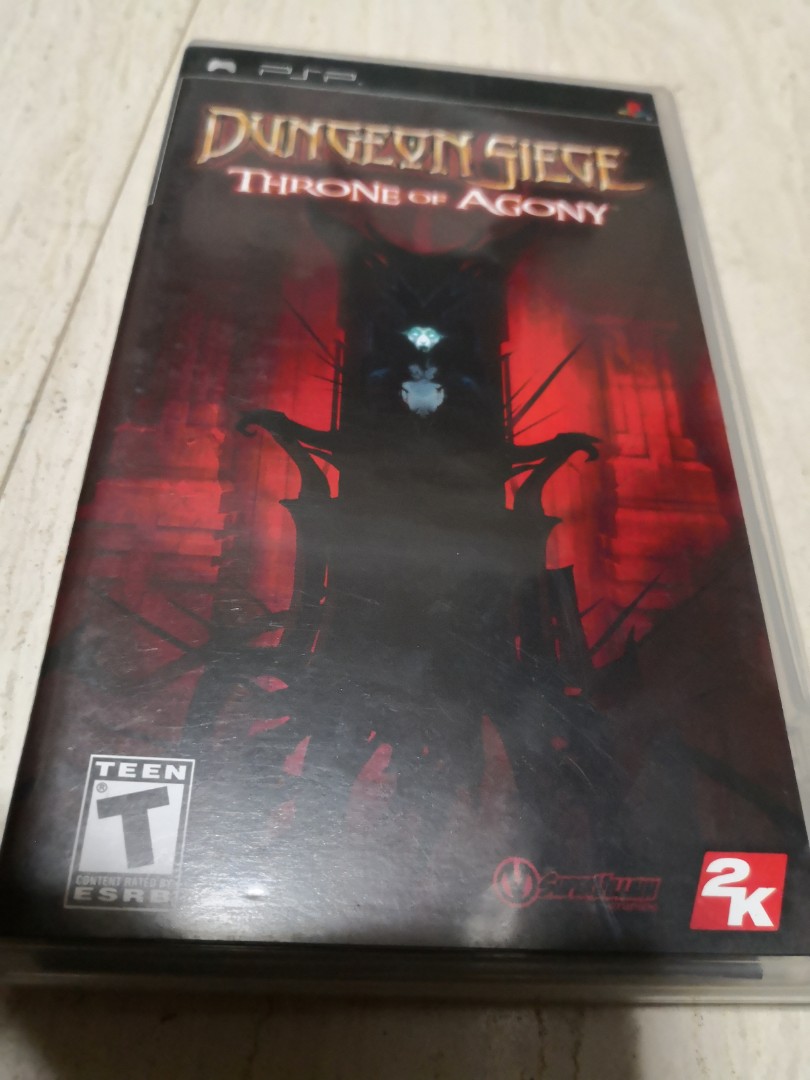 PSP Original Dungeon Siege Throne Of Agony, Video Gaming, Video Games ...