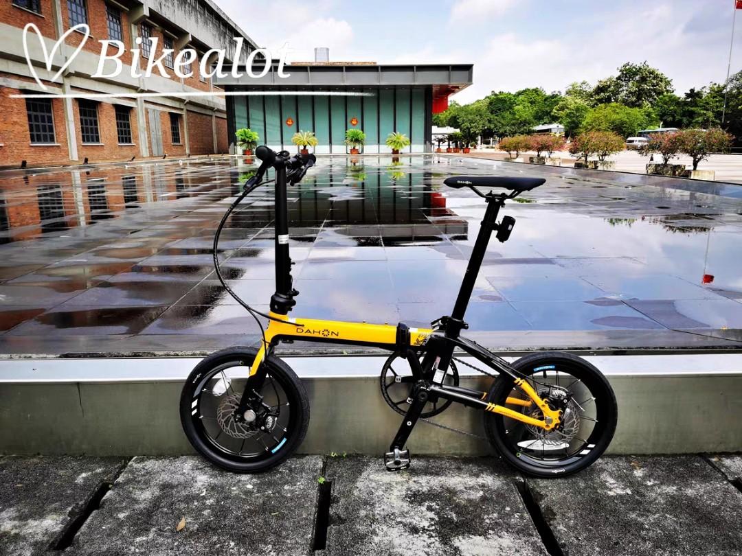 (Ready stock) Dahon K3 plus yellow color, Sports Equipment, Bicycles ...