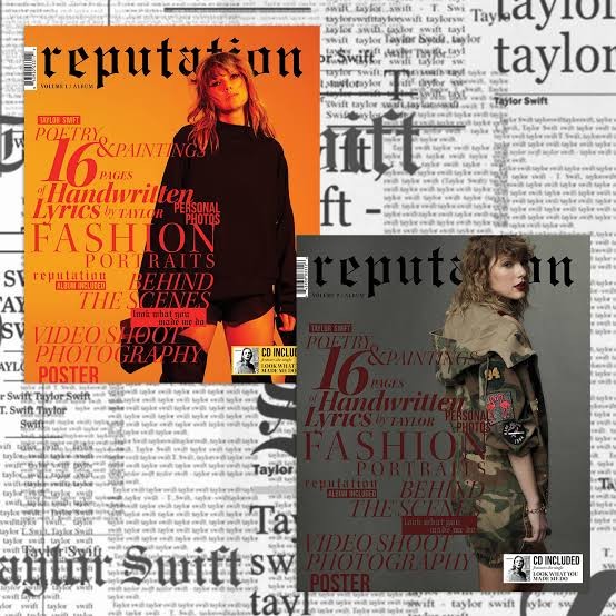 Reputation Magazines Vol. 1&2 Bundle - Taylor Swift, Hobbies & Toys ...