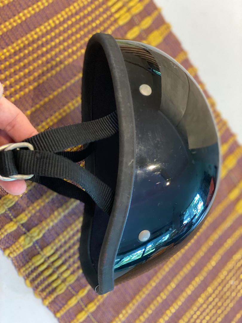 11.11 Half Price! Retro Half Head Harley Steel Helmet Cap, Motorcycles ...