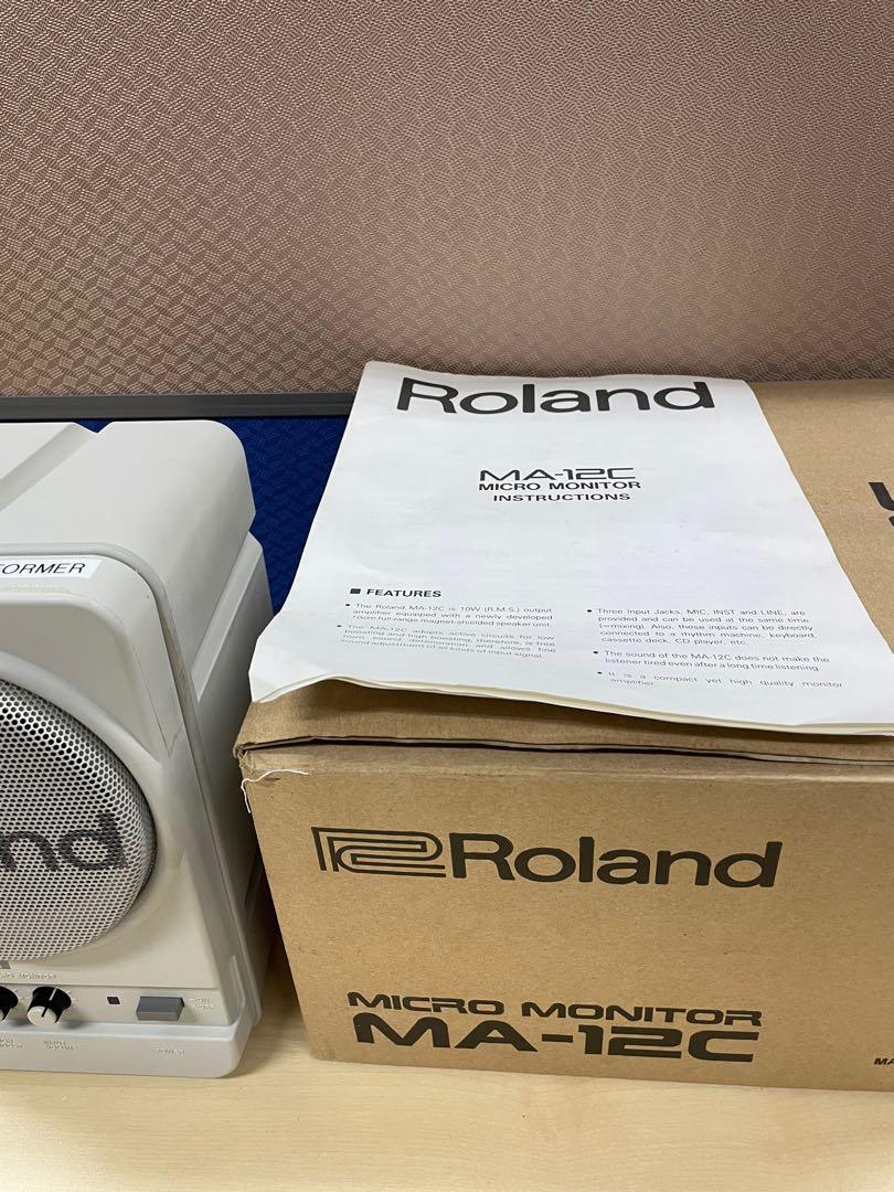 ROLAND MA-12C Micro Monitor Amplifier Built-in Speaker, Audio, Other ...