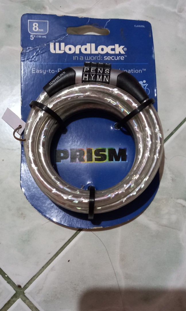 SALE!!! Wordlock cable lock, Furniture & Home Living, Security & Locks ...