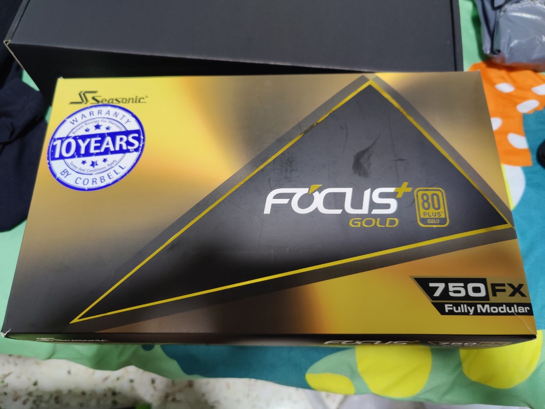 Seasonic Focus Plus Gold 750W Fully Modular, Computers & Tech, Parts ...