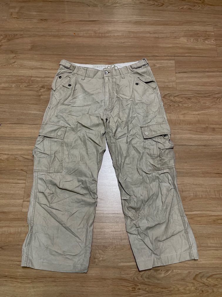 Springfield Cargo Pant, Men's Fashion, Bottoms, Trousers on Carousell