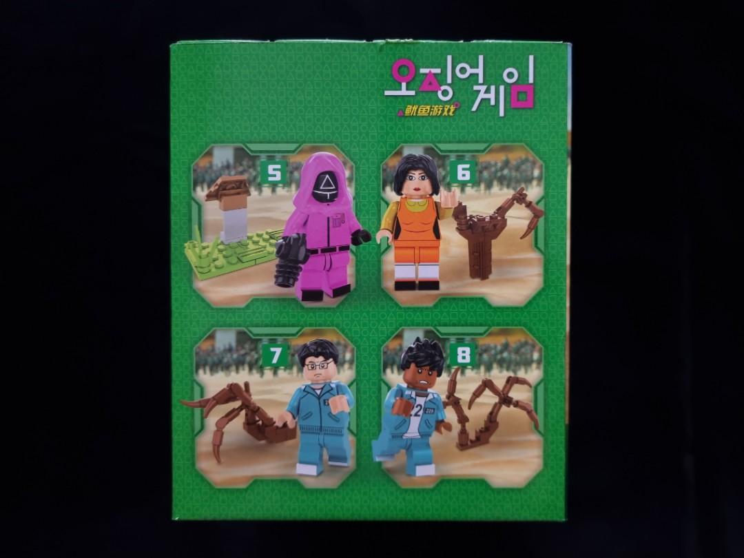 Squid Game lego minifigure set of 8 - Ready stock!, Hobbies & Toys ...