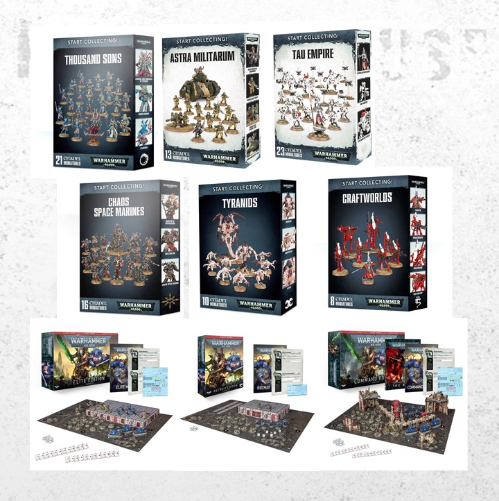 Start Collecting Warhammer 40000 / Age of sigmar & Box Sets - Multiple ...
