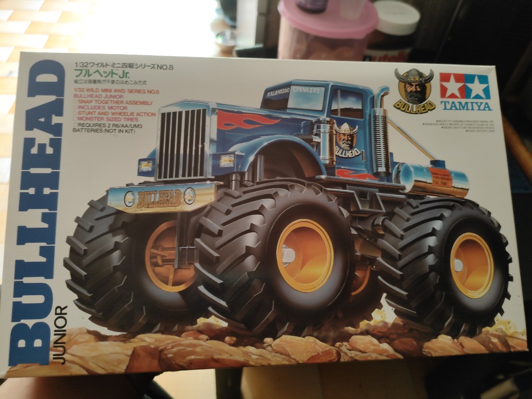 Tamiya Wild Series Mini 4wd Bullhead Junior Monster Truck, Hobbies ...