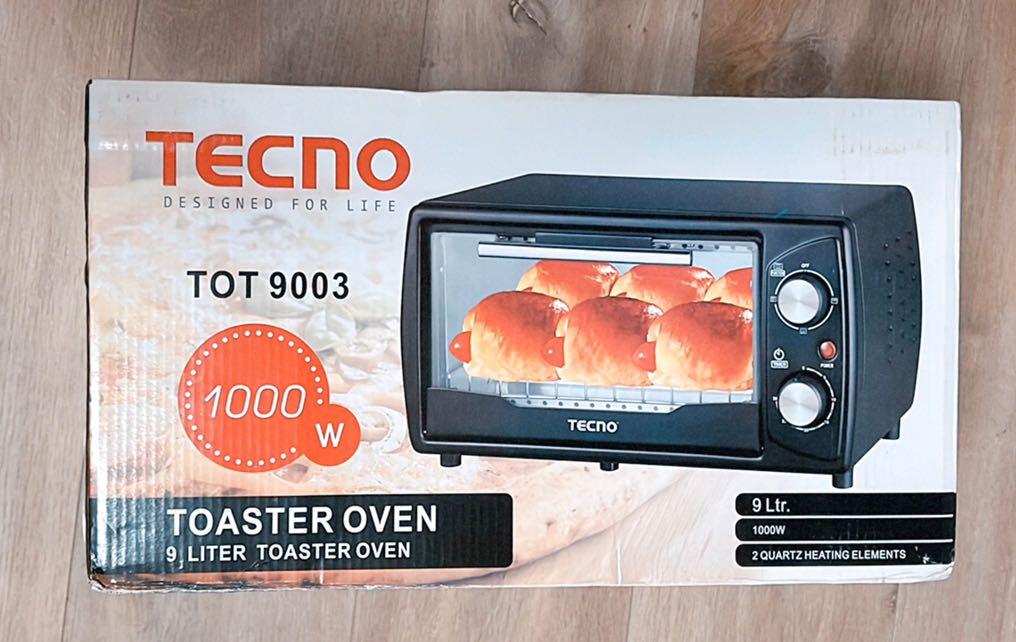 TECNO Toaster Oven TOT9003 (9L, 1000W), TV & Home Appliances, Kitchen ...