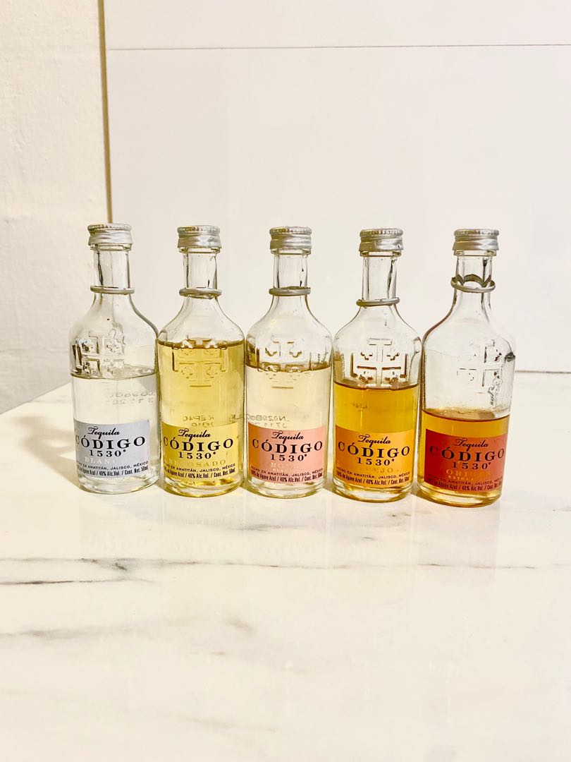 TEQUILA Codigo (Set of 5), Food & Drinks, Alcoholic Beverages on Carousell