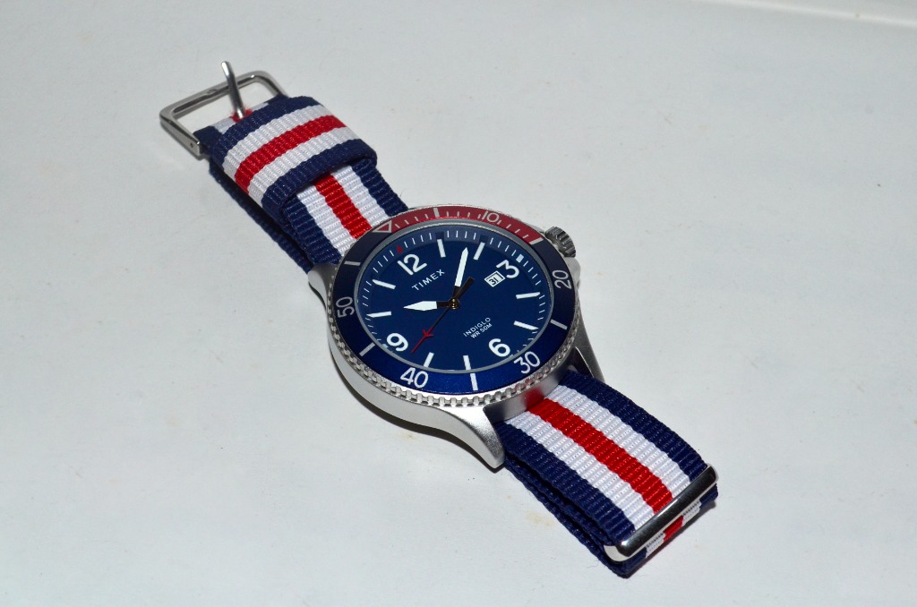 TIMEX Watch With Pepsi Dial / NATO Strap / Sports ( Quartz Movement ...