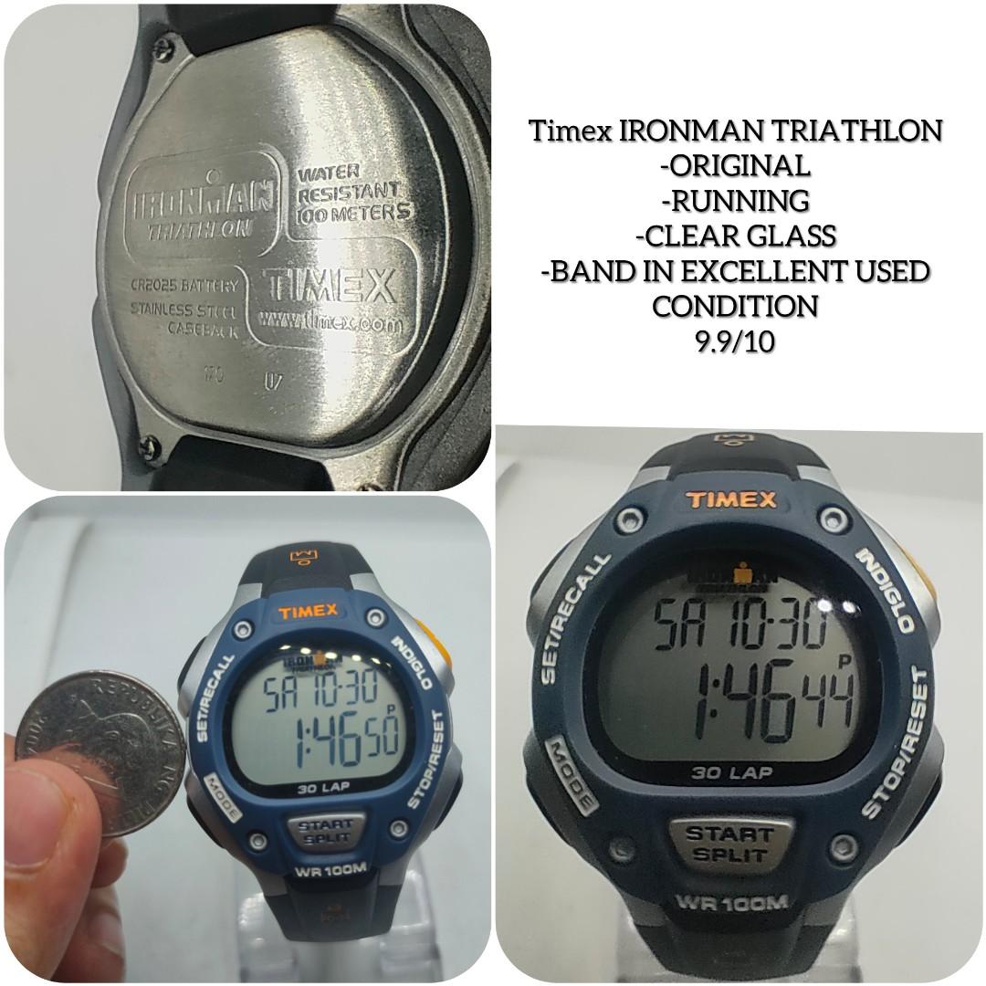 Timex Triathlon ironman, Men's Fashion, Watches & Accessories, Watches ...