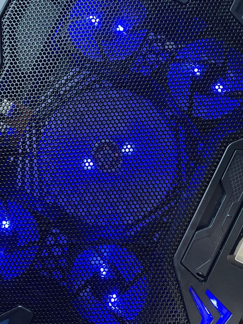 TOPMATE C5 12-15.6 inch Gaming Laptop Cooler Cooling Pad, Computers ...