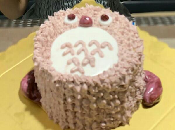 Totoro chinchilla cake blueberry flavoured, Food & Drinks, Homemade ...