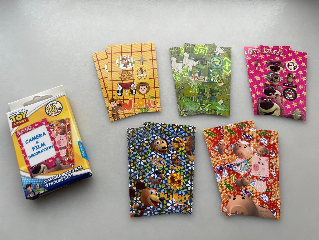 TOY STORY Camera and Film Sticker Set (2 boxes), 攝影器材, 相機 - Carousell