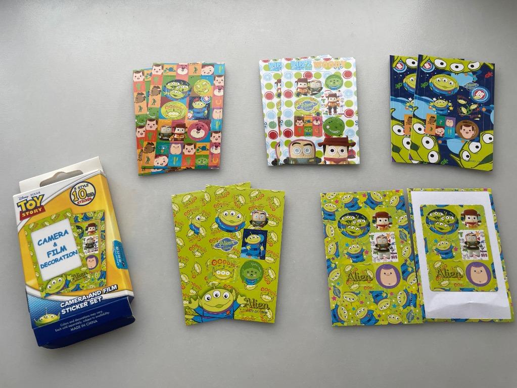 TOY STORY Camera and Film Sticker Set (2 boxes), 攝影器材, 相機 - Carousell