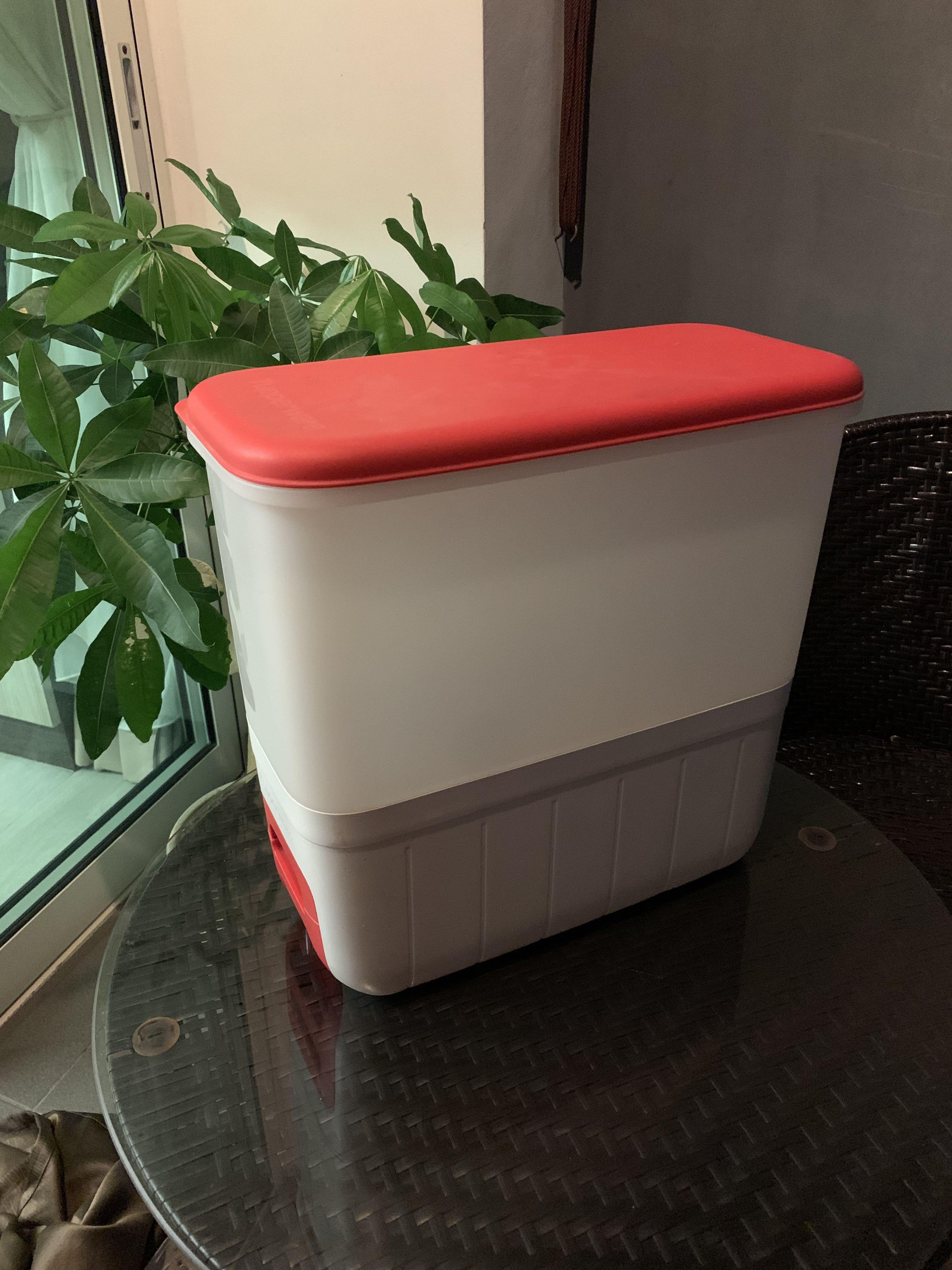 Tupperware Rice Smart / Up to 10kg Rice / RiceSmart Rice Dispenser ...