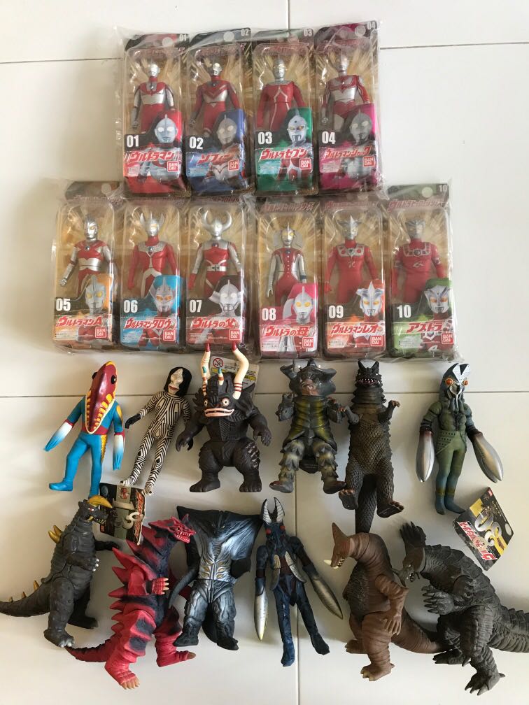 Ultraman and monster, Hobbies & Toys, Toys & Games on Carousell