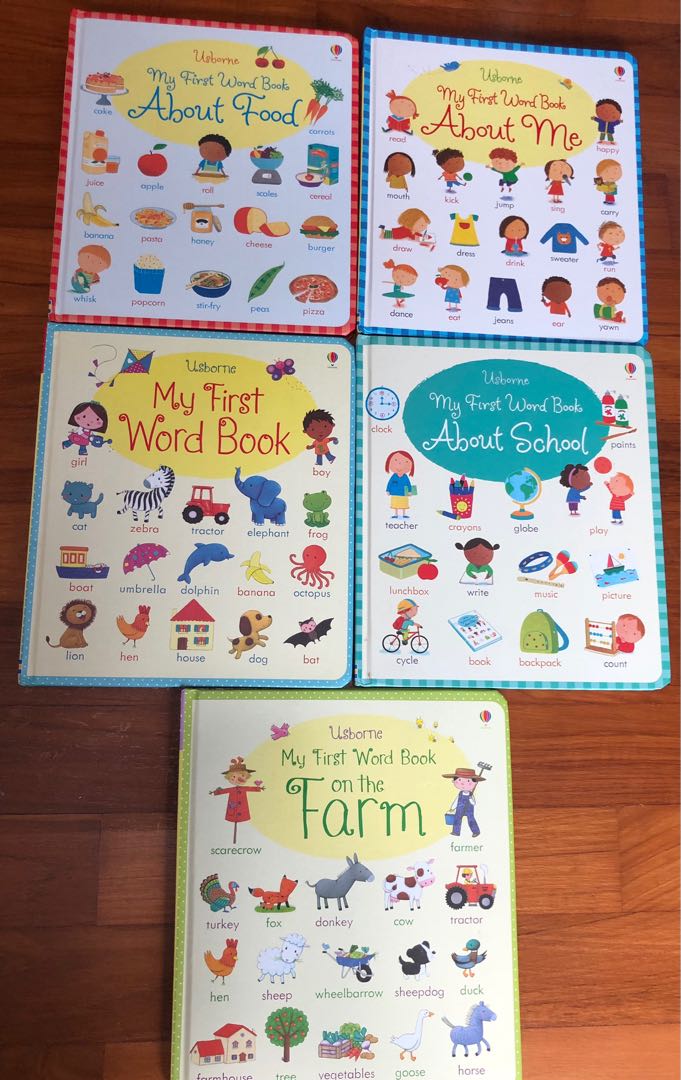 Usborne my first word book set, Hobbies & Toys, Books & Magazines ...