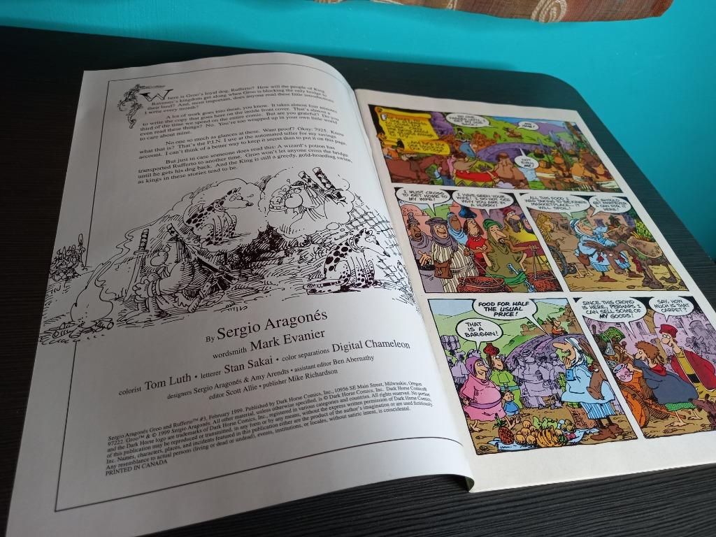 Vintage Marvel Comics Sergio Aragones " Groo and Rufferto " #3 February ...