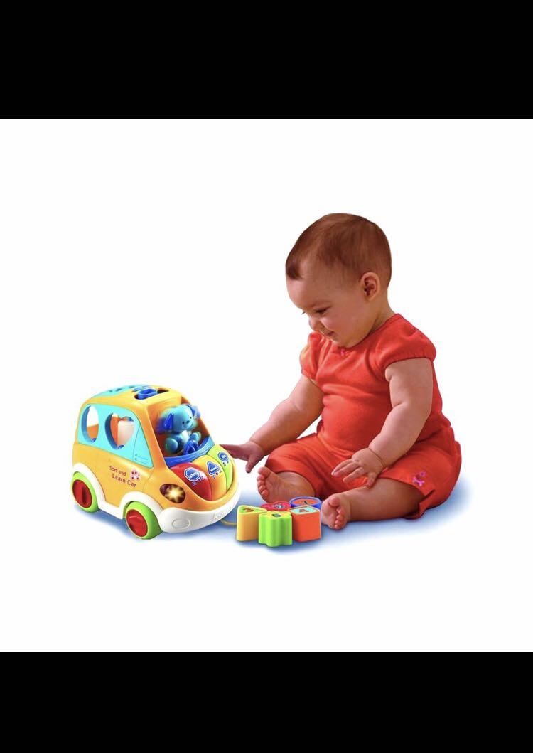VTech Sort And Learn Car for 12-36 months, Babies & Kids, Infant ...