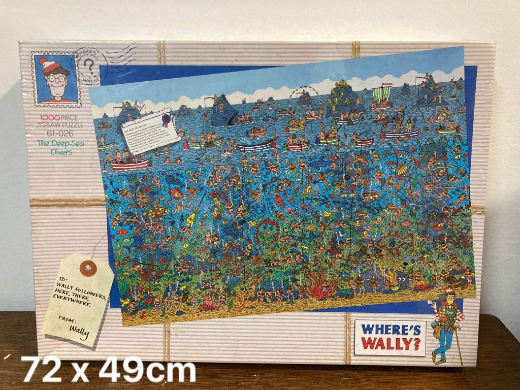 Where's Wally Puzzle, Hobbies & Toys, Toys & Games on Carousell