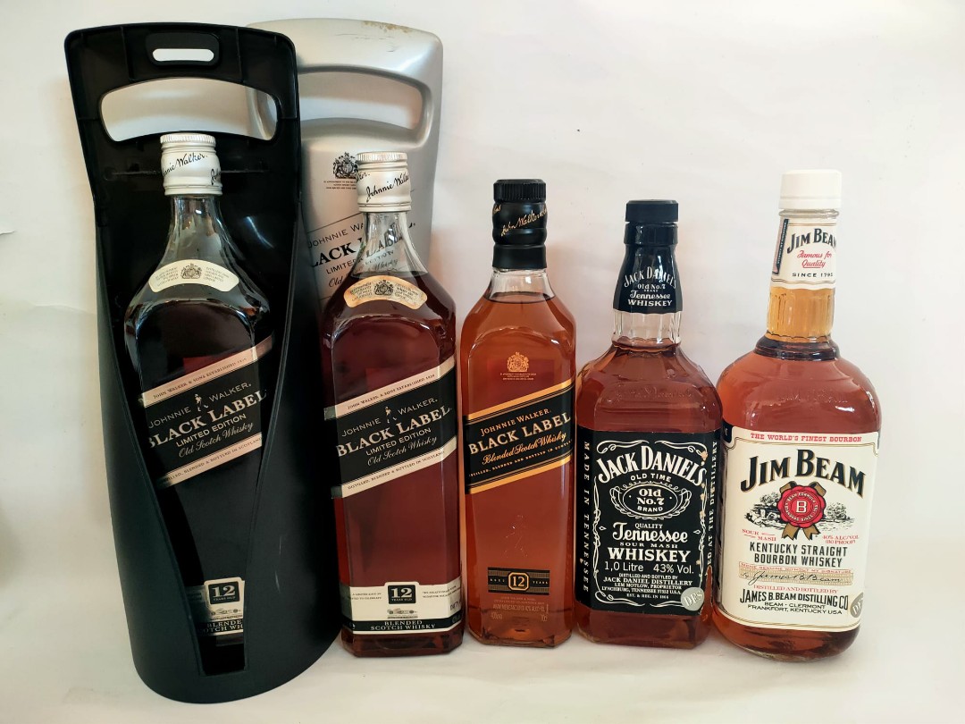 Whisky Jack Daniel Johnnie Walker Jim Beam, Food & Drinks, Beverages on ...
