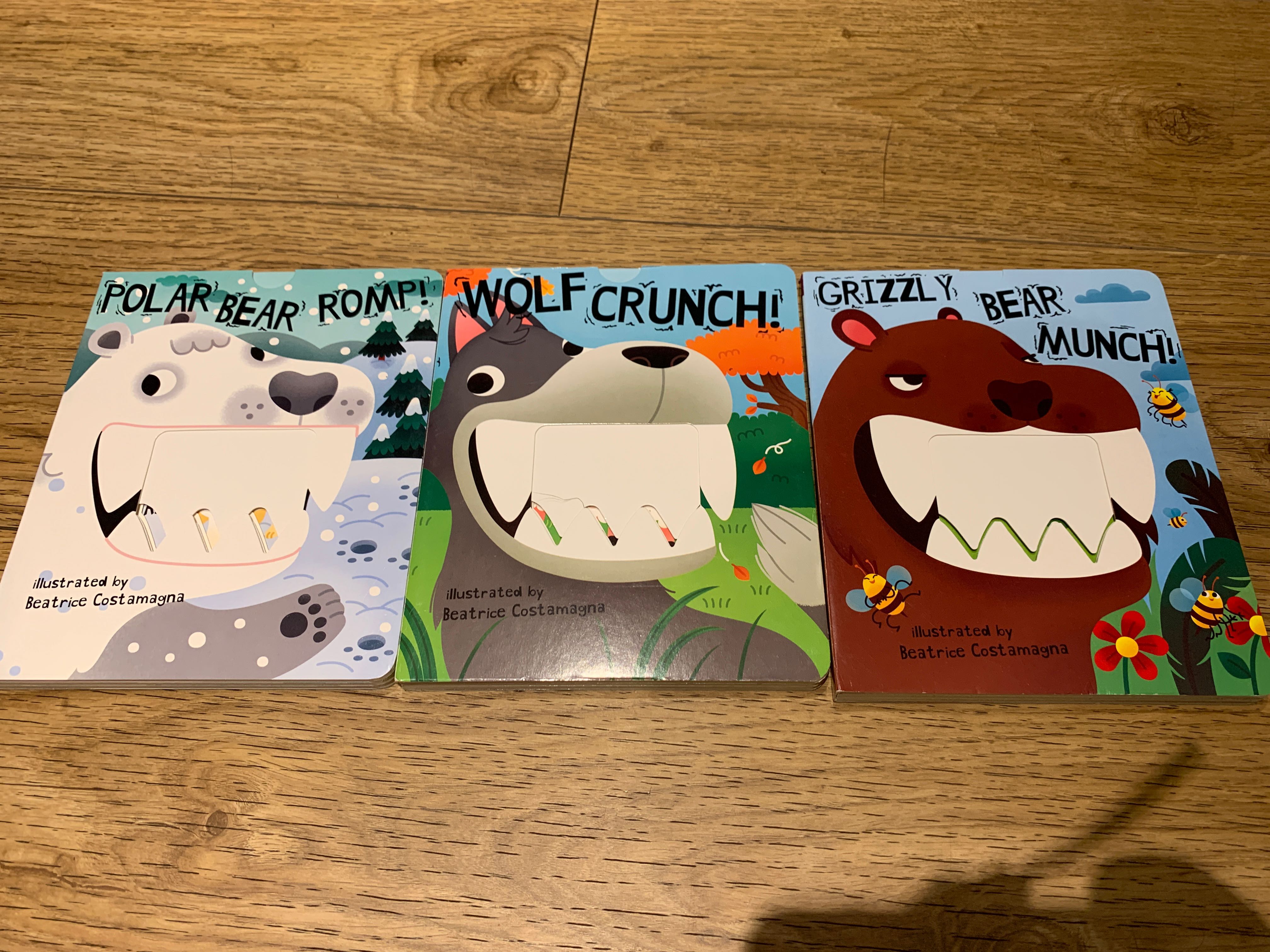 Wolf crunch grizzly bear munch polar bear romp, Hobbies & Toys, Books ...
