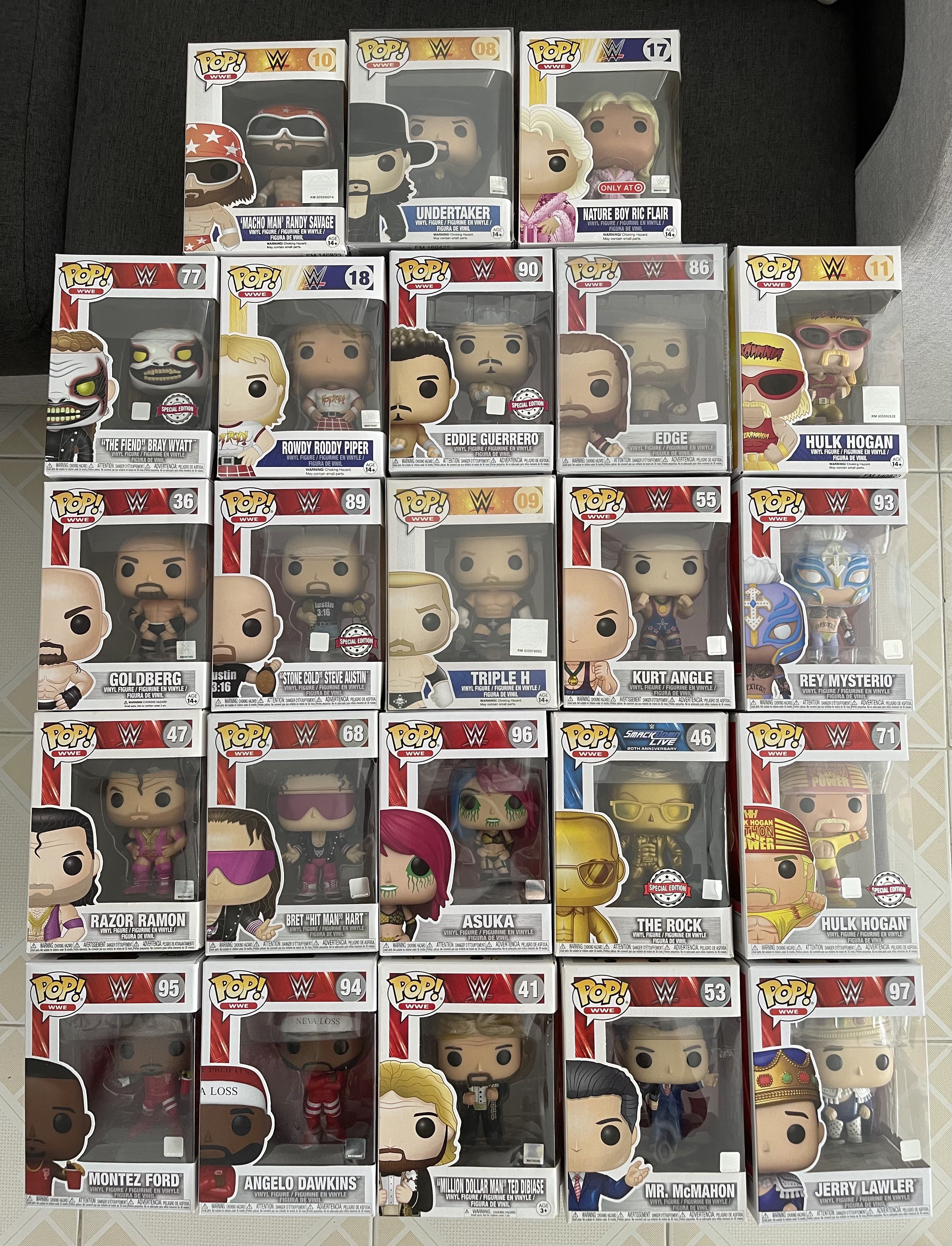 WWE Wrestling Funko Pop, Hobbies & Toys, Toys & Games on Carousell