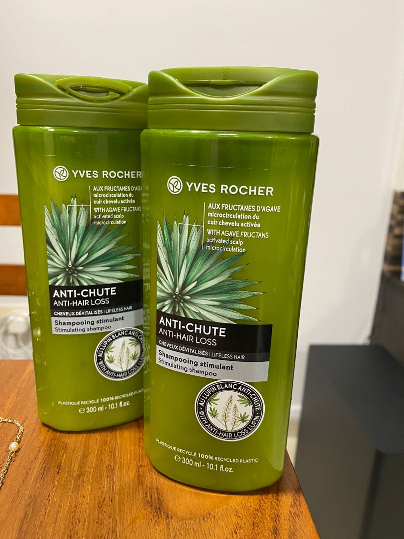 Yves Rocher anti hair loss stimulating shampoo (300ml x 2), Beauty & Personal Care, Hair on ...