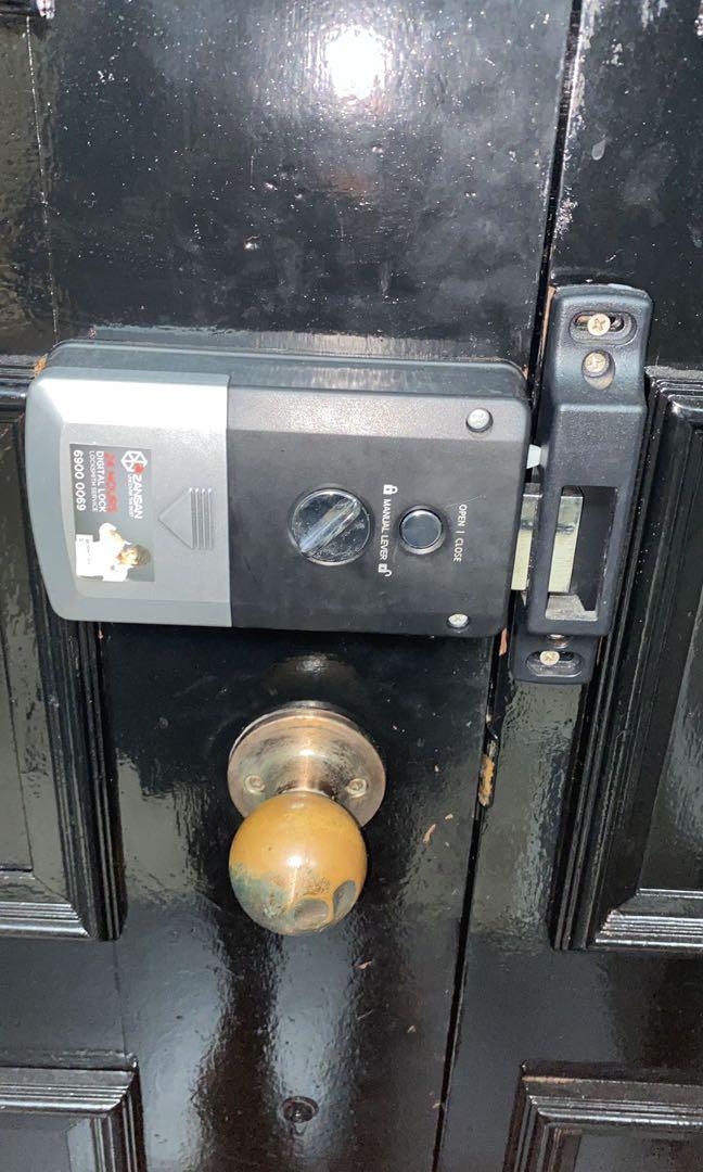 Zeus Gate & Door Ditgital Lock, Furniture & Home Living, Security ...