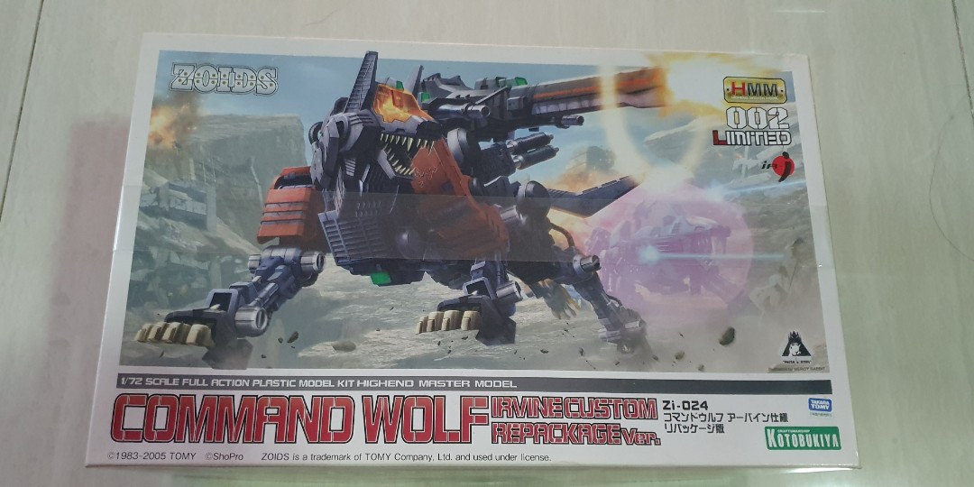 Zoids HMM Command Wolf Irvine Custom, Hobbies & Toys, Toys & Games on ...