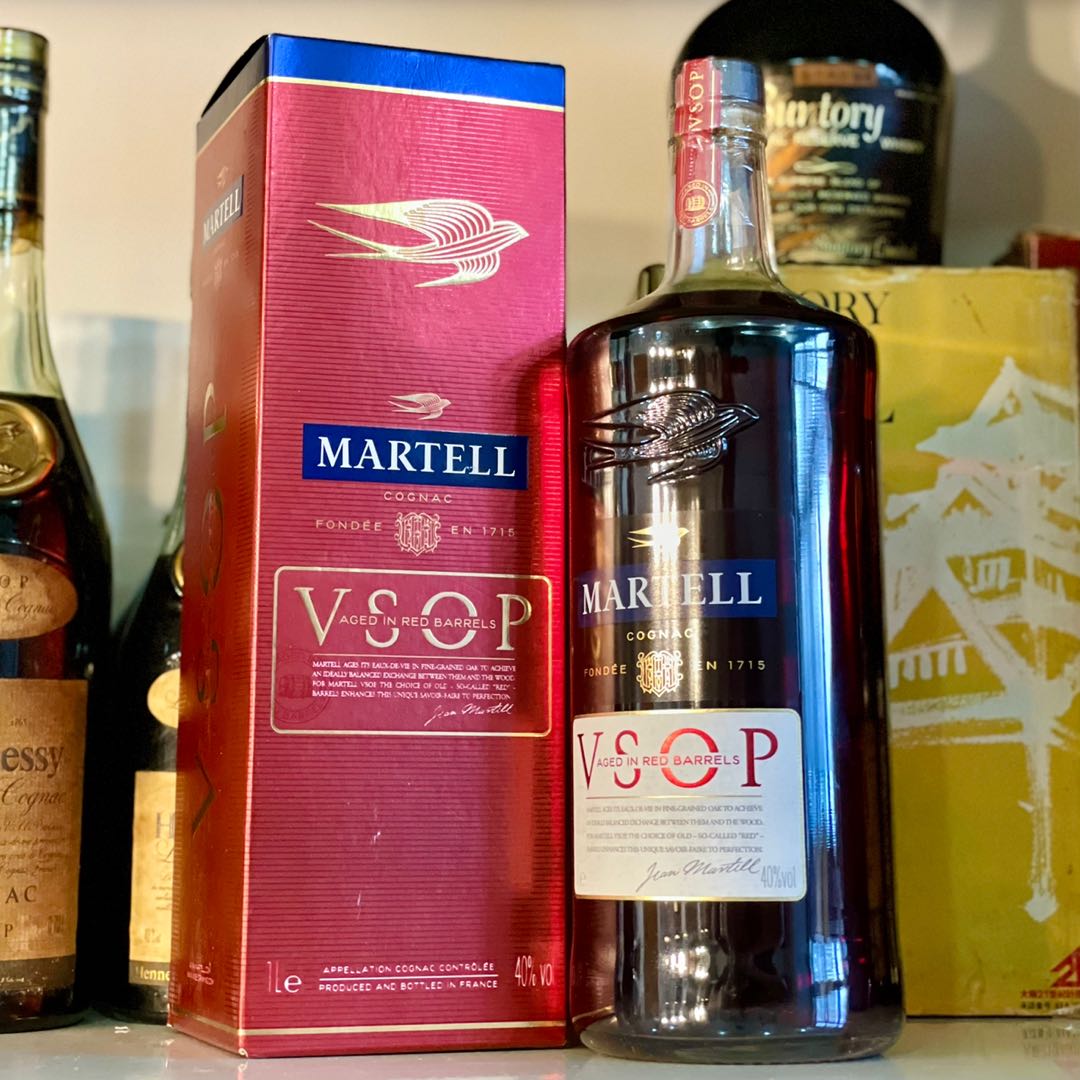 1L Martell VSOP Red Barrel cognac new 1000ml, Food & Drinks, Beverages on Carousell