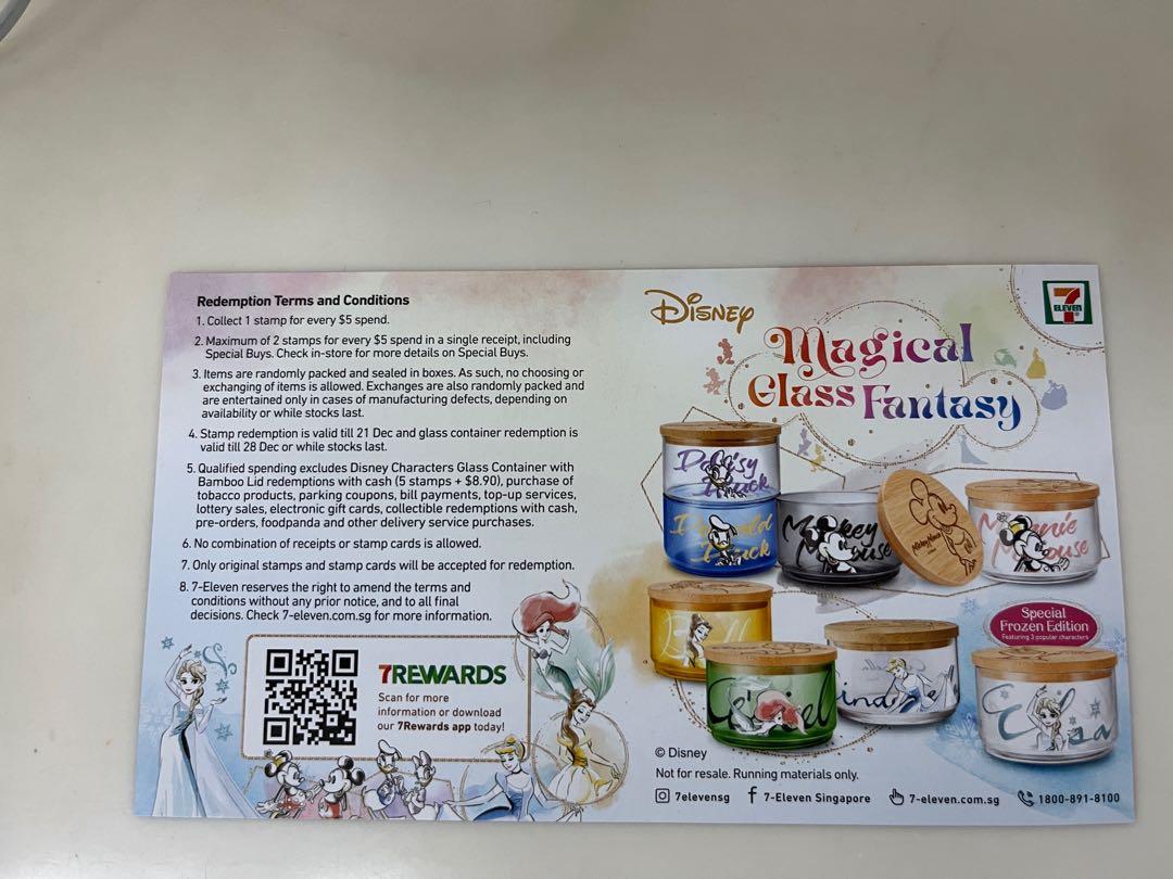 7-11 disney magical glass fantasy Olaf Anna Elsa, Furniture & Home ...