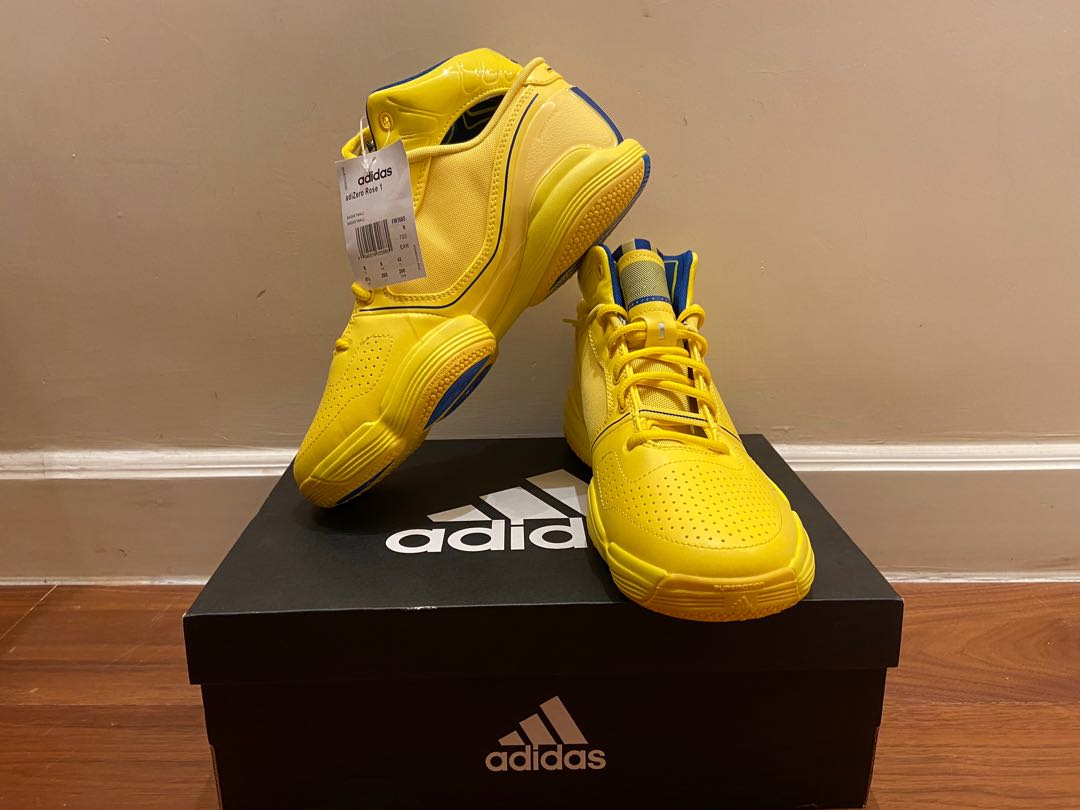 全新 Adidas Drose Derrick D Rose 1 Adizero us 8.5, 男裝, 鞋, 波鞋 - Carousell
