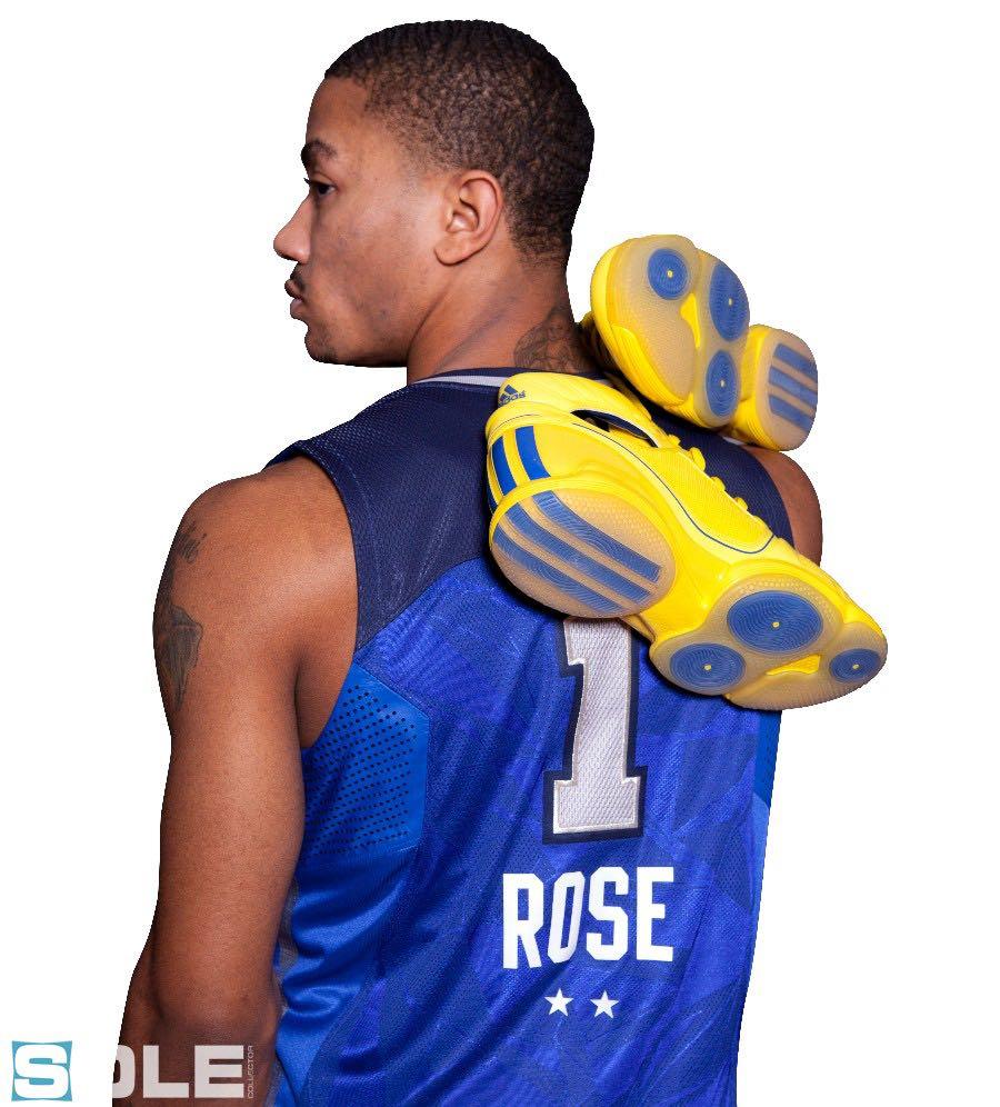全新 Adidas Drose Derrick D Rose 1 Adizero us 8.5, 男裝, 鞋, 波鞋 - Carousell