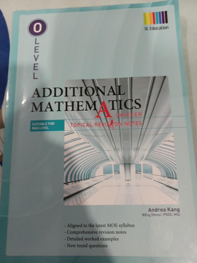 Additional Mathematics O level revision notes, Hobbies & Toys, Books ...