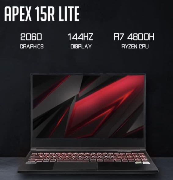 Aftershock Apex 15r Lite Computers And Tech Laptops And Notebooks On