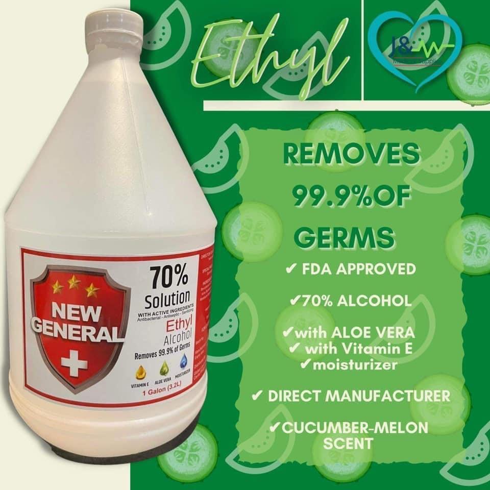 Alcohol New General ( defender maker) ethyl alcohol and isopropyl ...
