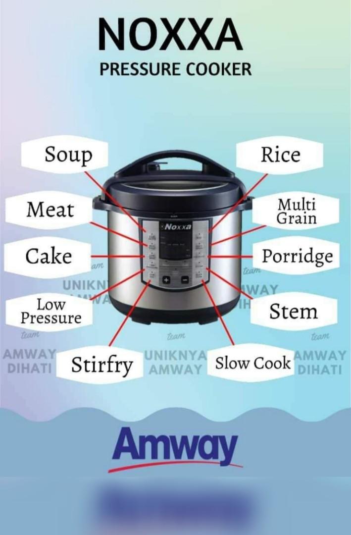 Amway Noxxa Pressure Cooker, TV & Home Appliances, Kitchen Appliances ...