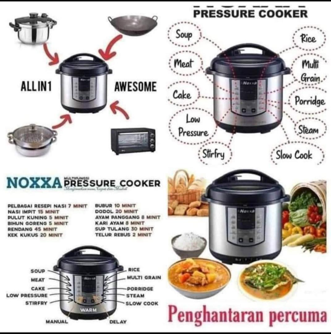 Amway Noxxa Pressure Cooker, TV & Home Appliances, Kitchen Appliances ...