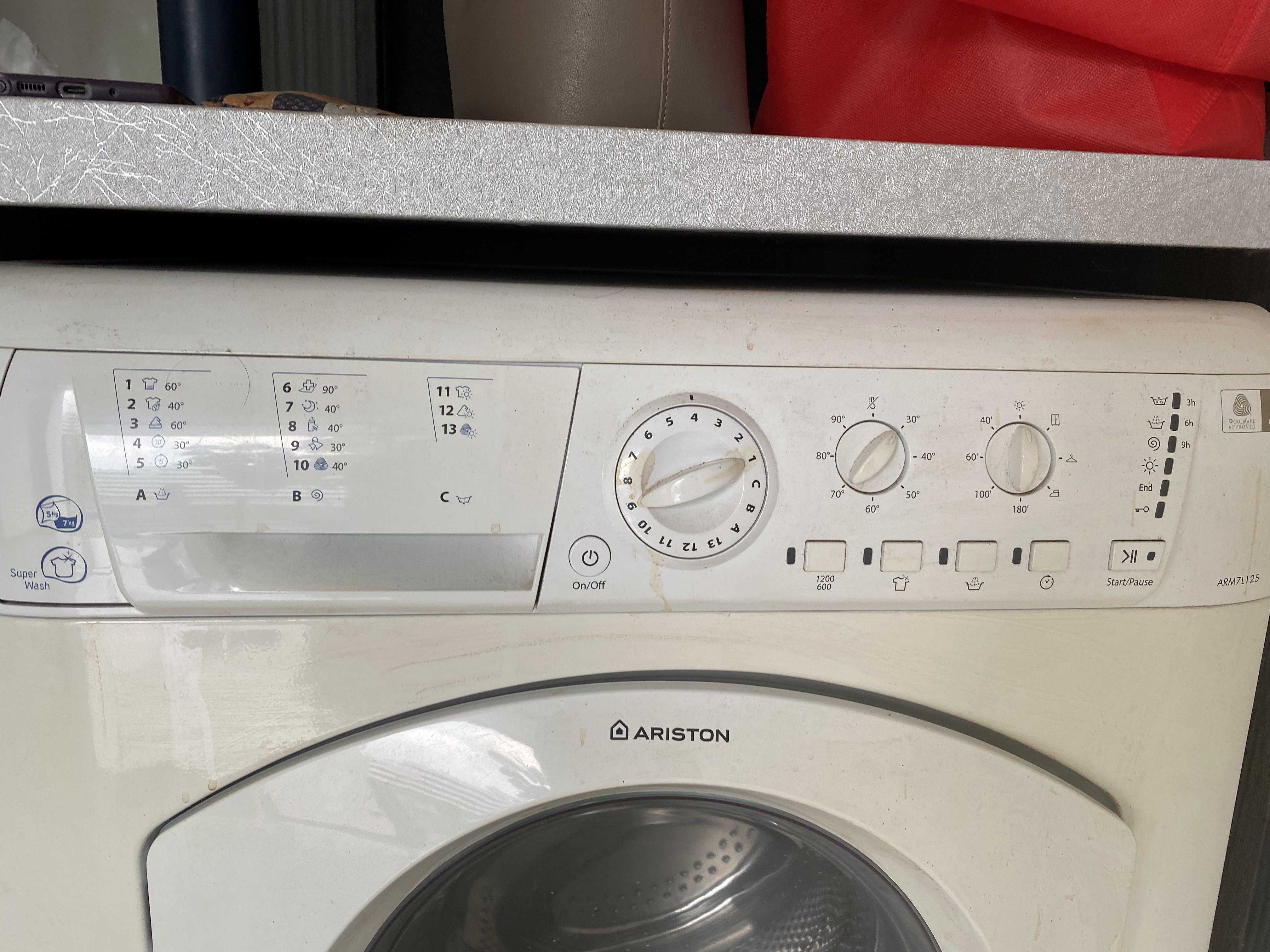 Ariston Washing Machine, TV & Home Appliances, Washing Machines and ...