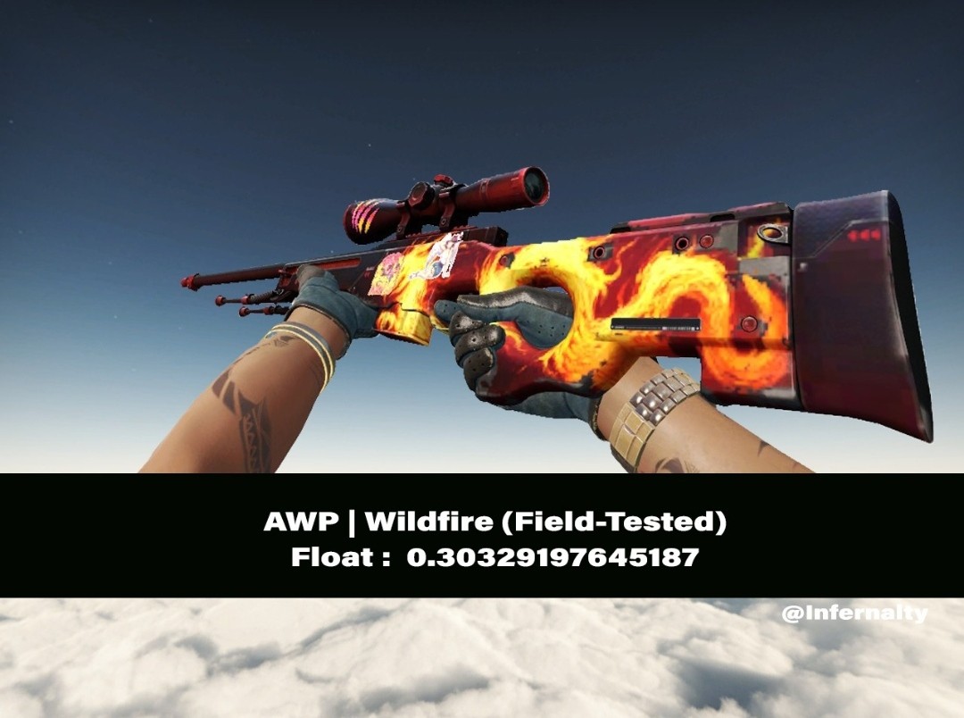 AWP Wildfire FT CSGO SKINS KNIVES, Video Gaming, Gaming Accessories, In ...