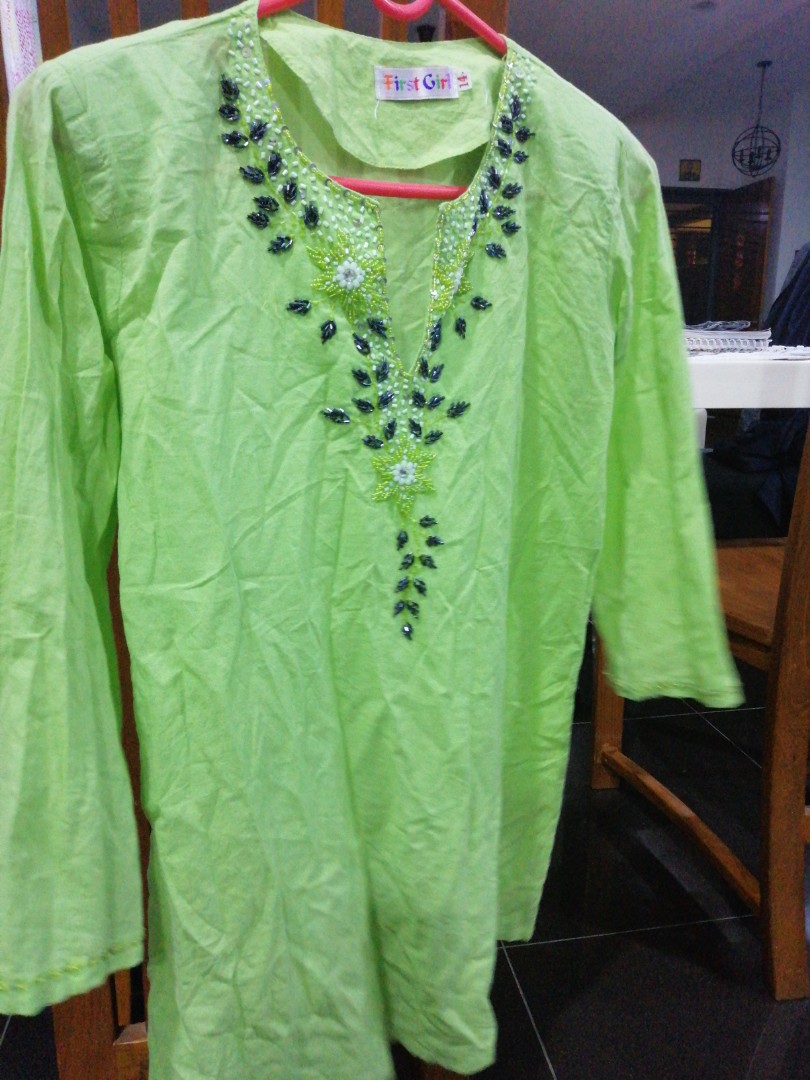 #Terlebihbeli First Girl Baju Kurung Labuchi, Men's Fashion, Muslim ...