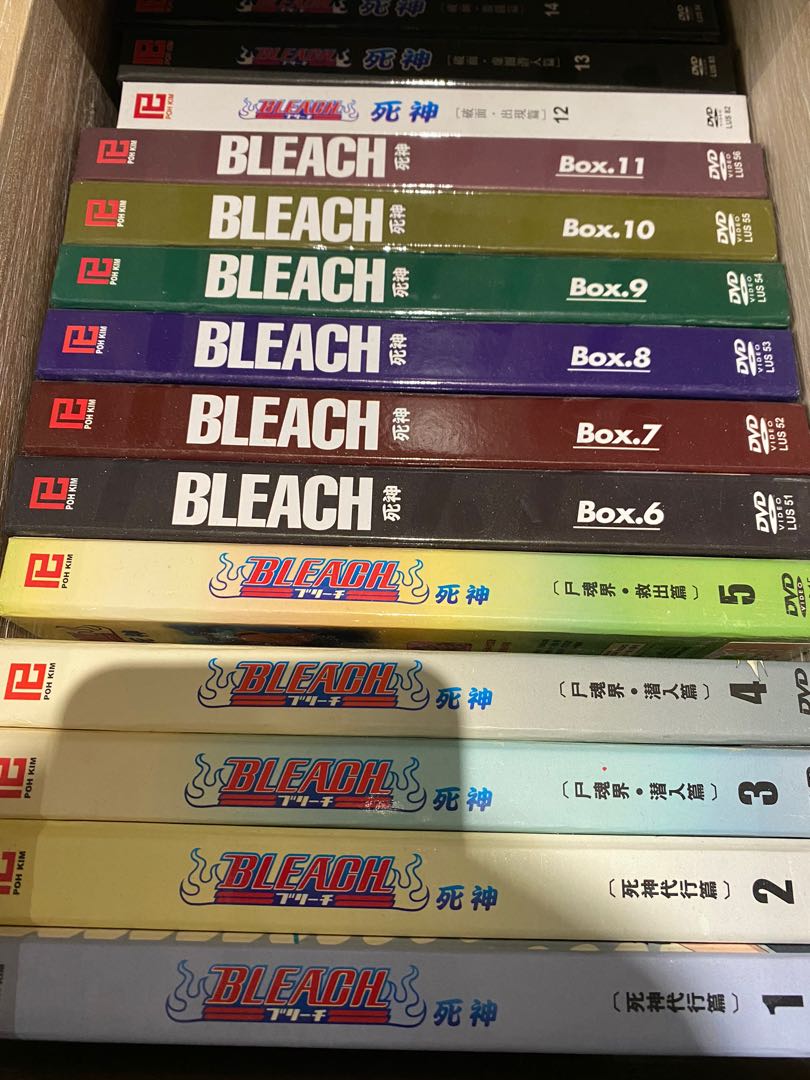 BLEACH DVD SET 1-20 (includes bonus DVD and book), Hobbies & Toys ...