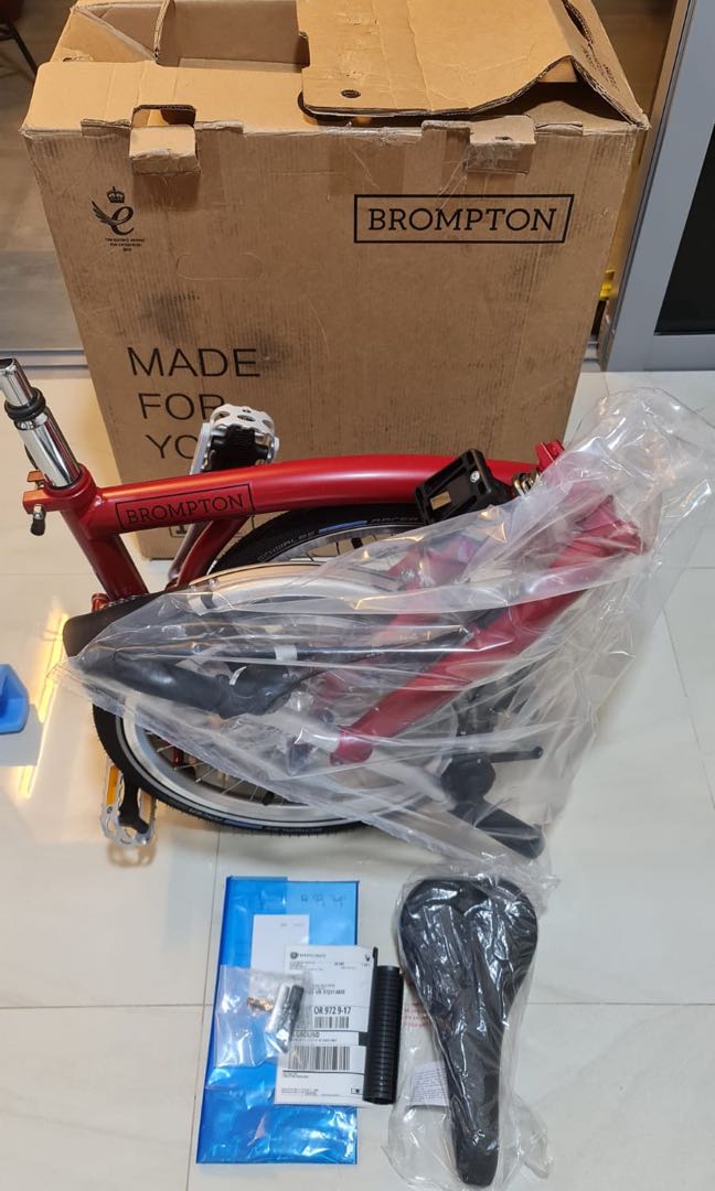 Brompton 2021 house red S6L( 1 sold, last piece left ), Sports ...