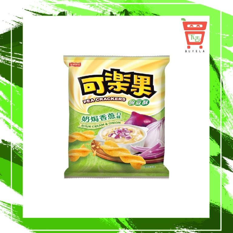 Bundle Deal | Koloko Pea Crackers Taiwan 可樂果 Sour cream onion/Pink sea ...