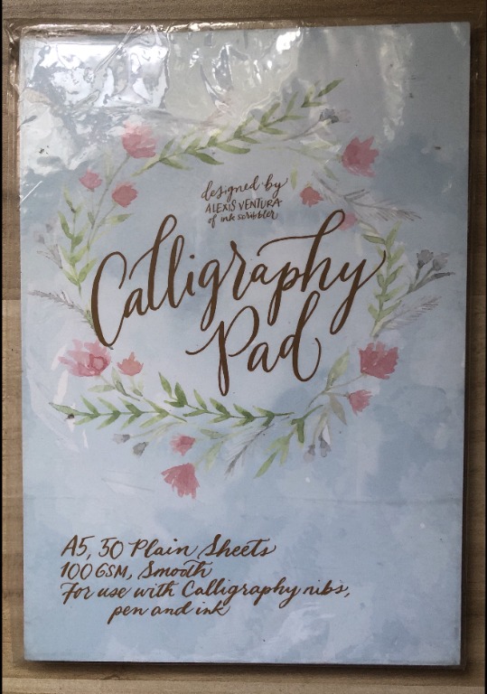 Calligraphy Pad Plain Sheet A5., Hobbies & Toys, Stationary & Craft ...
