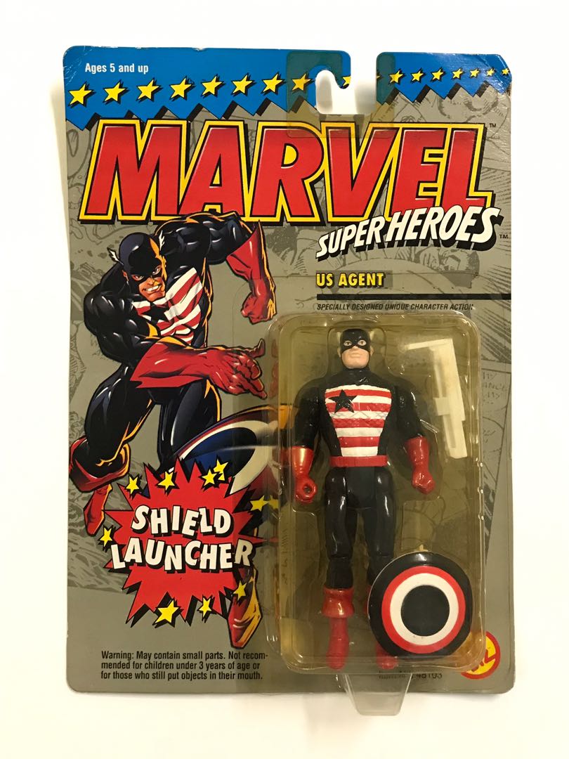 1994 Rare Marvel US AGENT Vintage Action Figure, Hobbies & Toys, Toys ...
